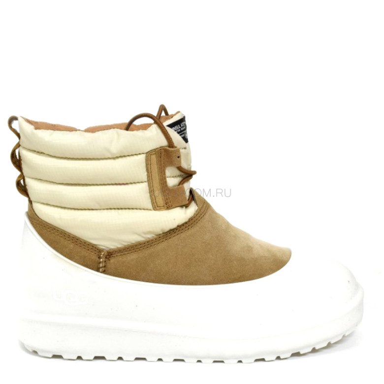 UGG Australia — Мужские Classic Mini Lace‑Up Weather (White/Chestnut ...